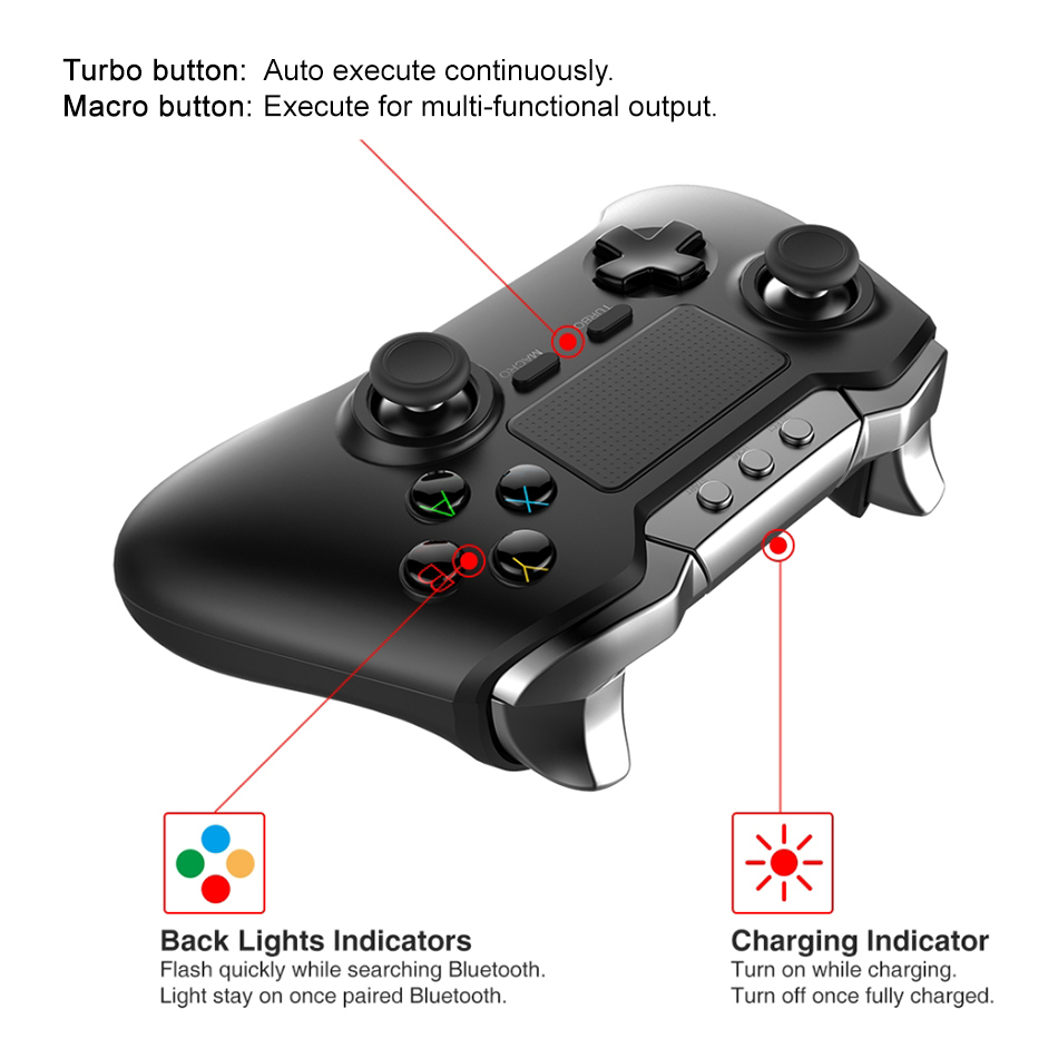 iPega PG-9069 Wireless Bluetooth Game Controller & Touch Pad
